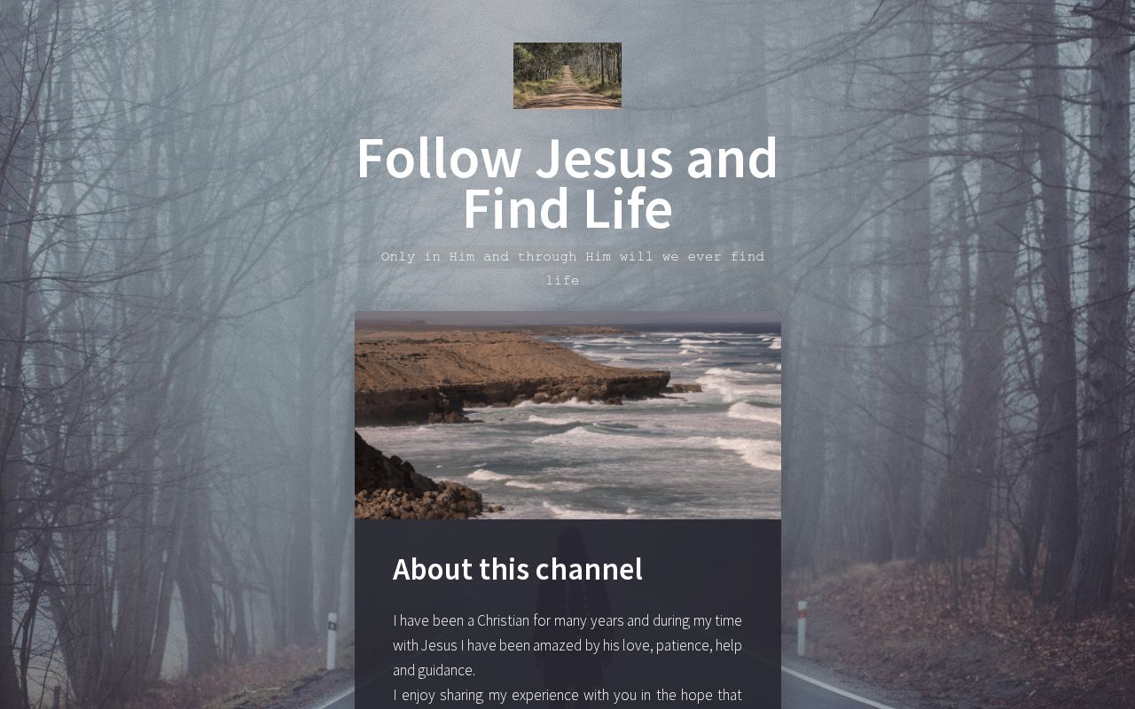 Follow Jesus and find life